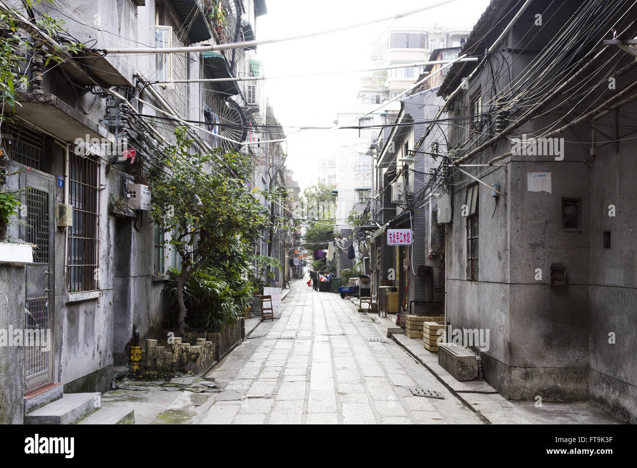 Old Chinese street view Stock Photo - Alamy
