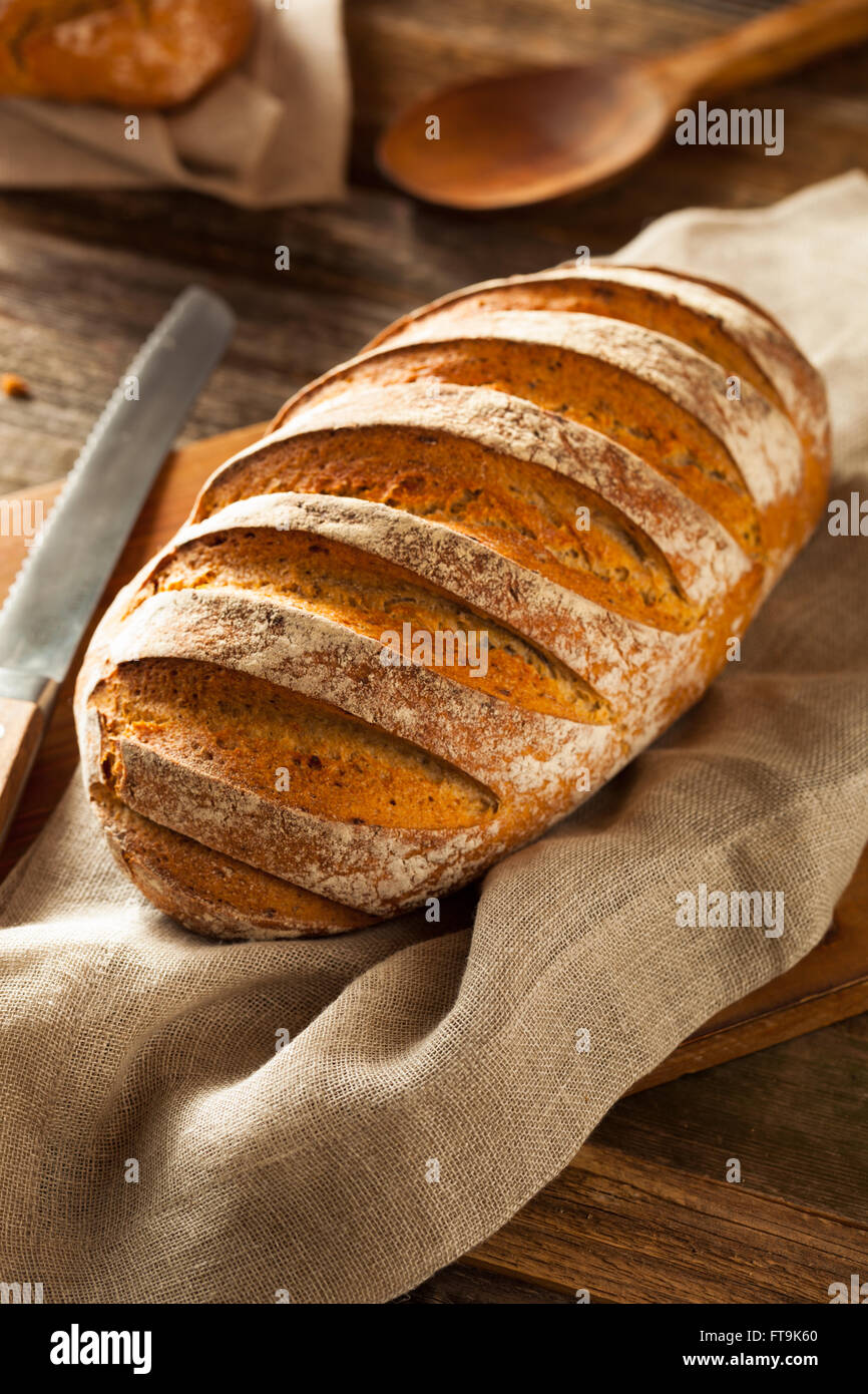 Homemade Crusty Rye Bread Ready to Eat Stock Photo - Alamy