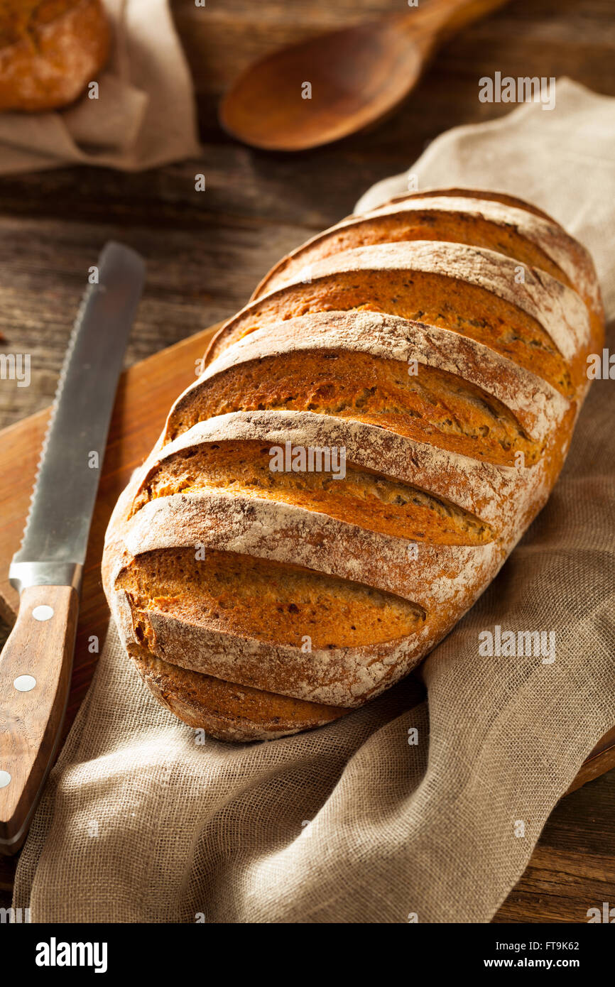 Homemade Crusty Rye Bread Ready to Eat Stock Photo - Alamy