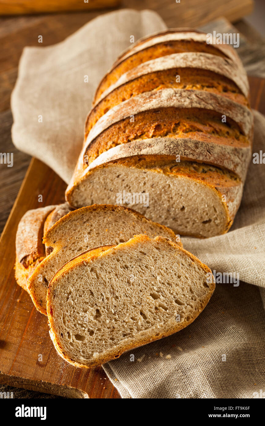 Homemade Crusty Rye Bread Ready to Eat Stock Photo - Alamy