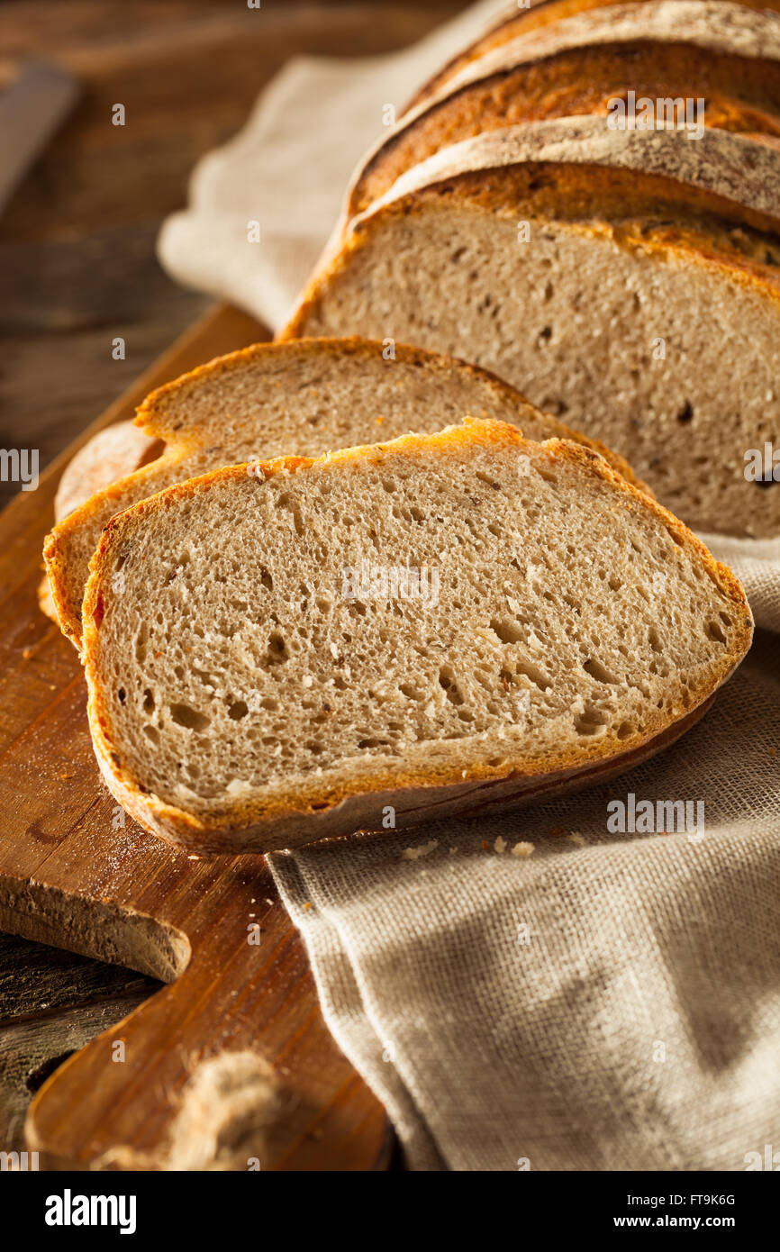 Homemade Crusty Rye Bread Ready to Eat Stock Photo - Alamy