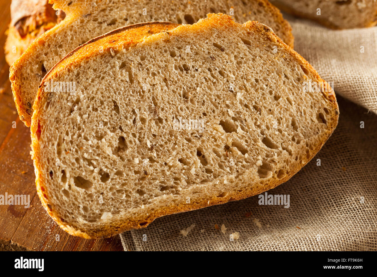 Homemade Crusty Rye Bread Ready to Eat Stock Photo - Alamy