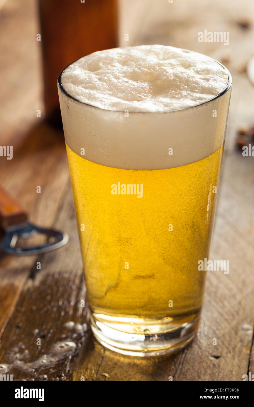 Refreshing Summer Pint of Beer Ready to Drink Stock Photo - Alamy