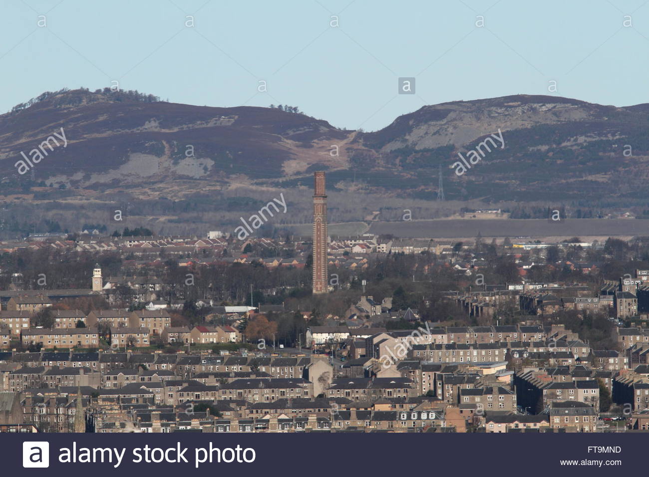 Cox's stack chimney Lochee Dundee Scotland March 2016 Stock Photo ...