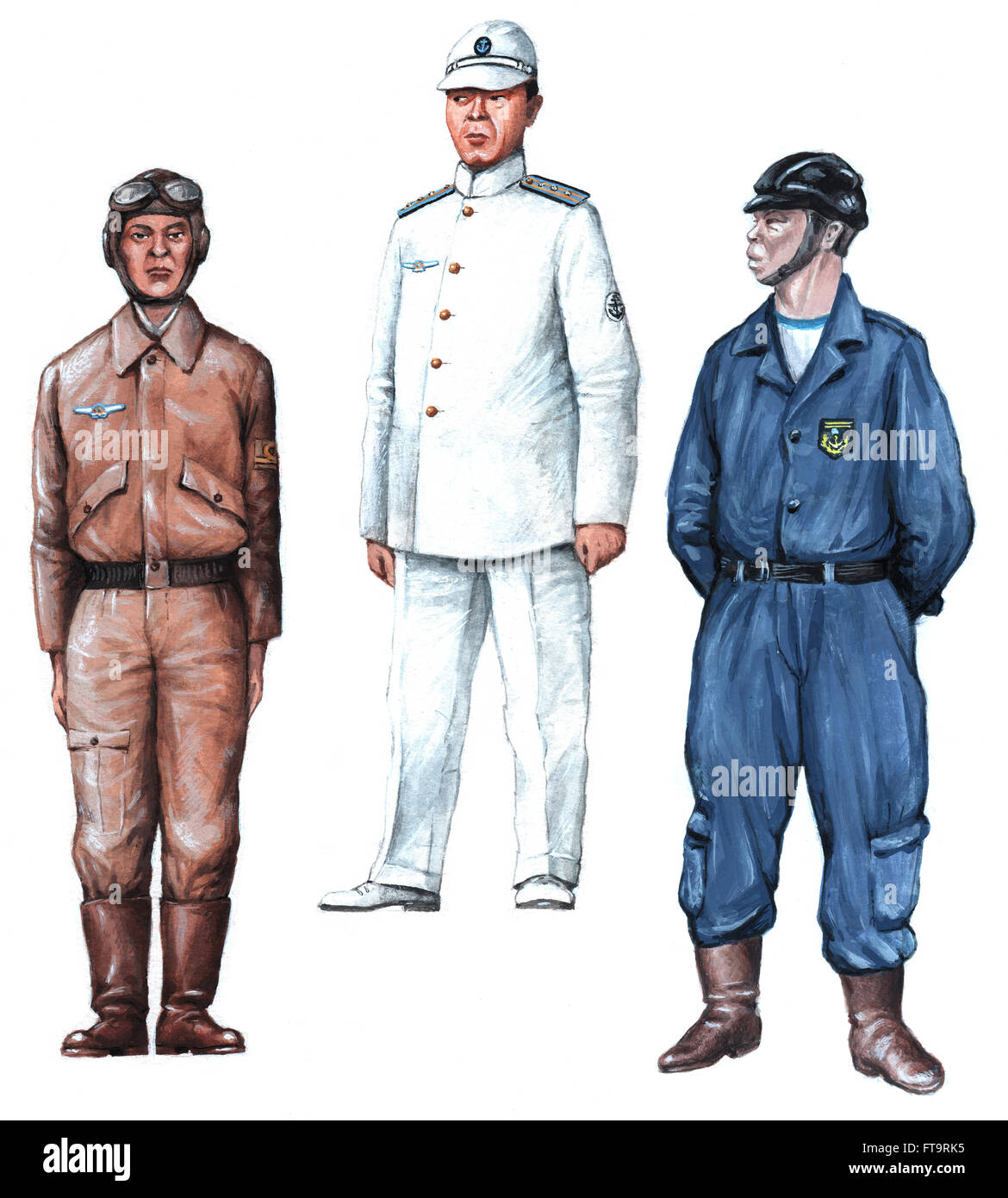 Illustration japanese uniforms wroblewski hi-res stock photography and ...