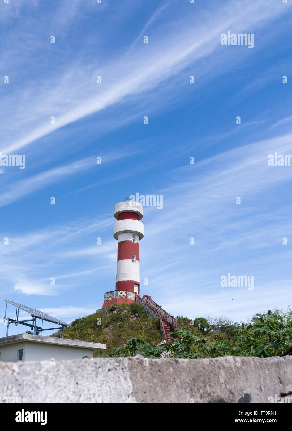 Blue and white striped lighthouse hi-res stock photography and images ...