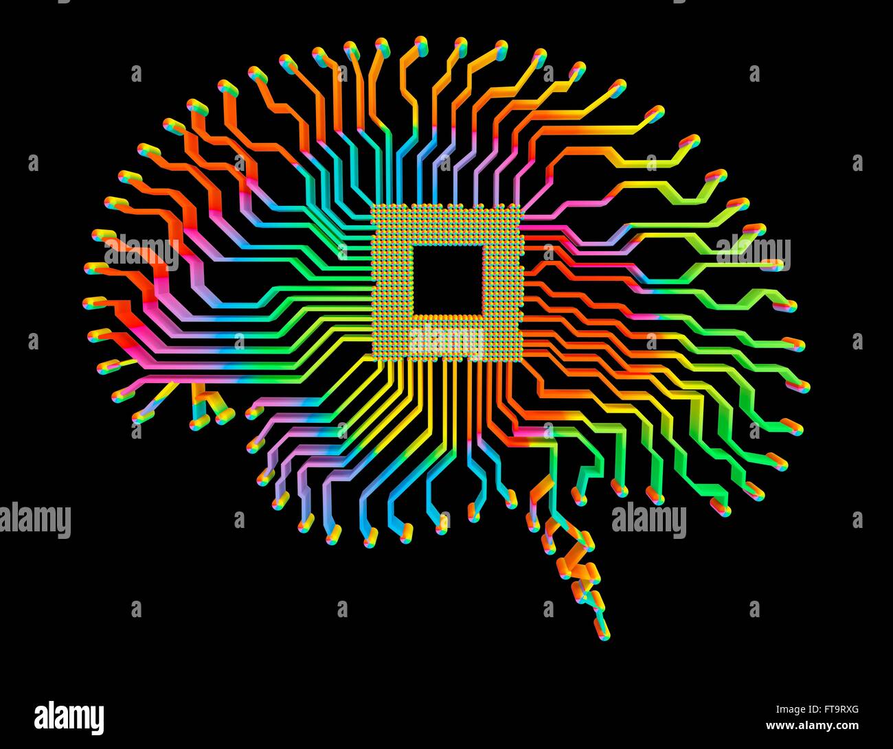 Artificial brain hi-res stock photography and images - Alamy