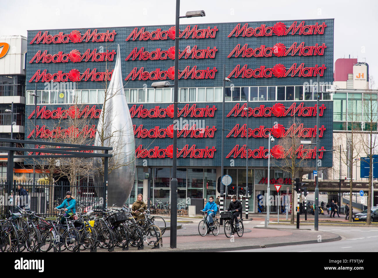 Branch of the German electronics retailer Media Markt in Eindhoven, The ...