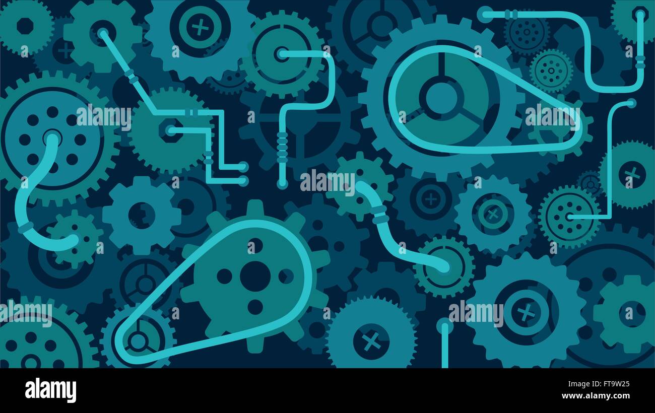 Clockwork train engine Stock Vector Images - Alamy