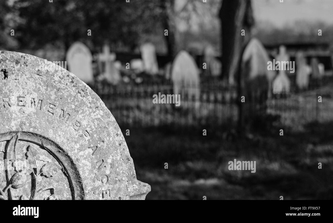 Graves and tombs seen in a famous English cemetery Stock Photo - Alamy