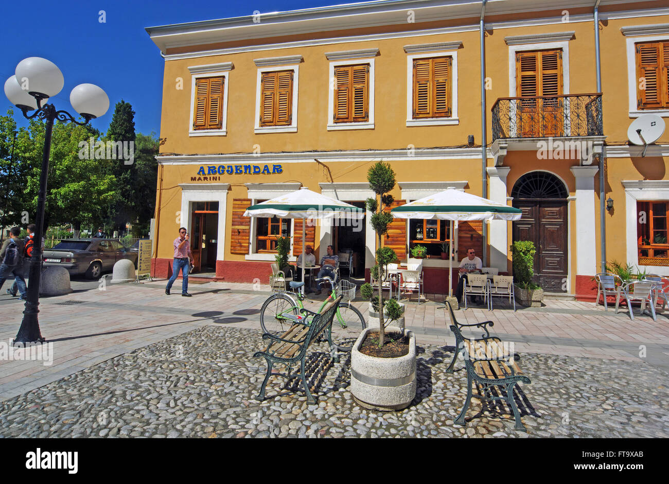 Restaurant Pub, Shkoder, Albania Stock Photo - Alamy