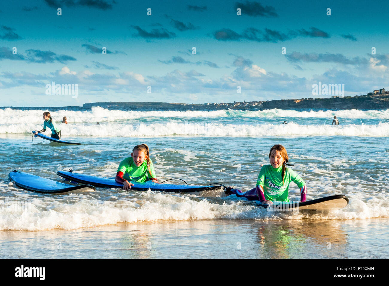 Bondi beach surfing hi-res stock photography and images - Alamy