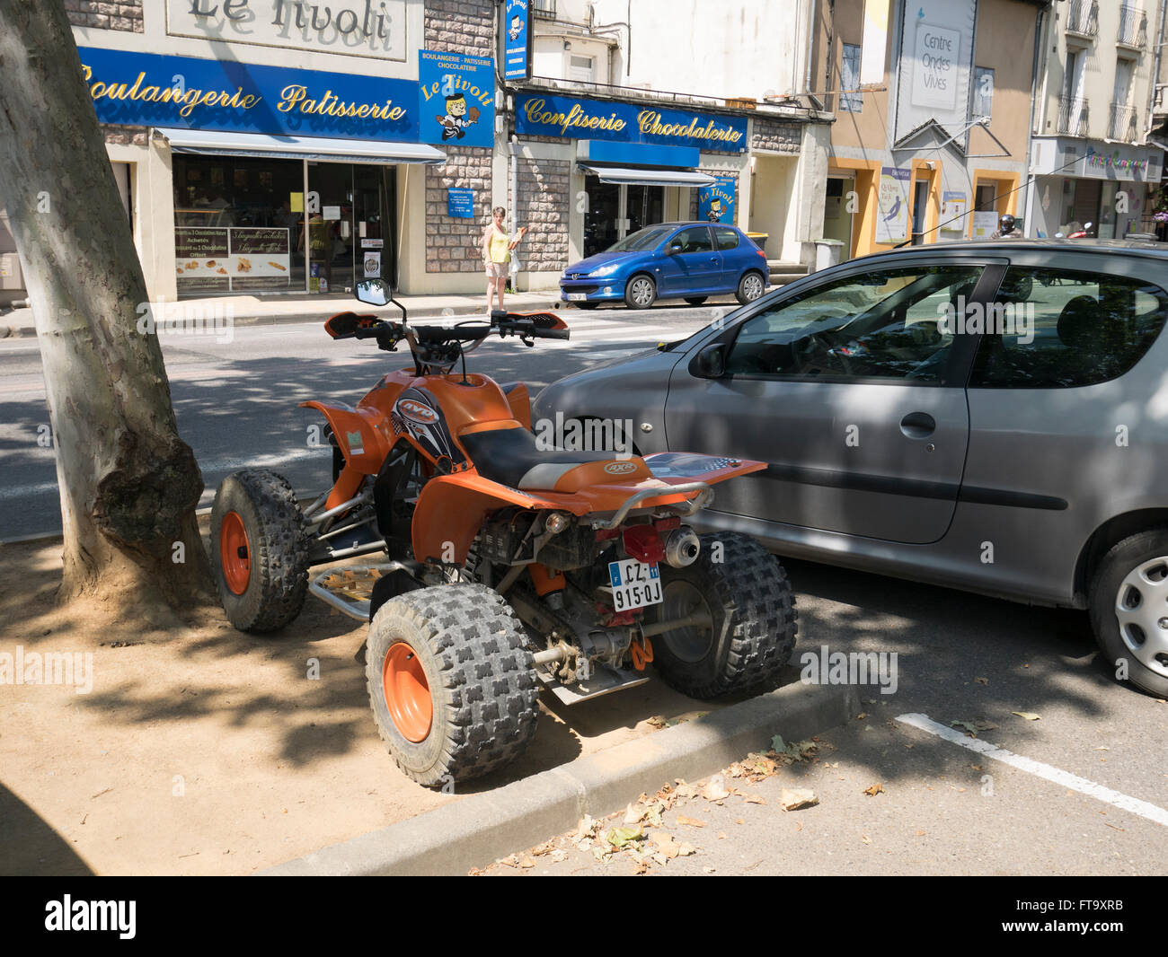 Orange quad bike hi-res stock photography and images - Alamy