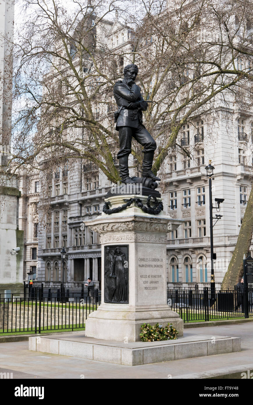 General Charles Gordon Memorial by Sir W. Hamo Thornycroft, R. A. (1850 ...