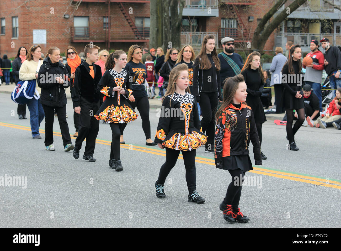 St Patricks Day Parade Girls
