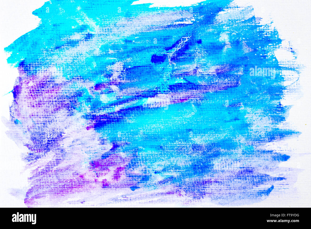 Abstract water color textured background with blue and violet colors ...