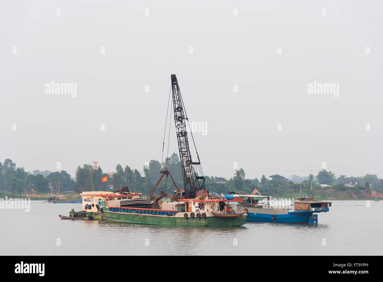 Dredging vessel hi-res stock photography and images - Alamy