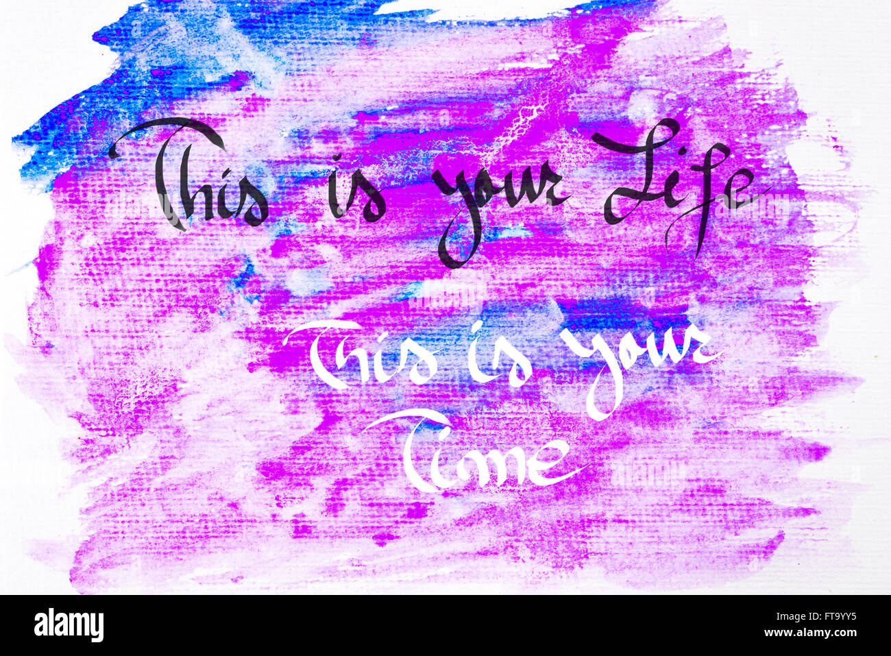 Inspirational abstract water color textured background, This Is Your ...