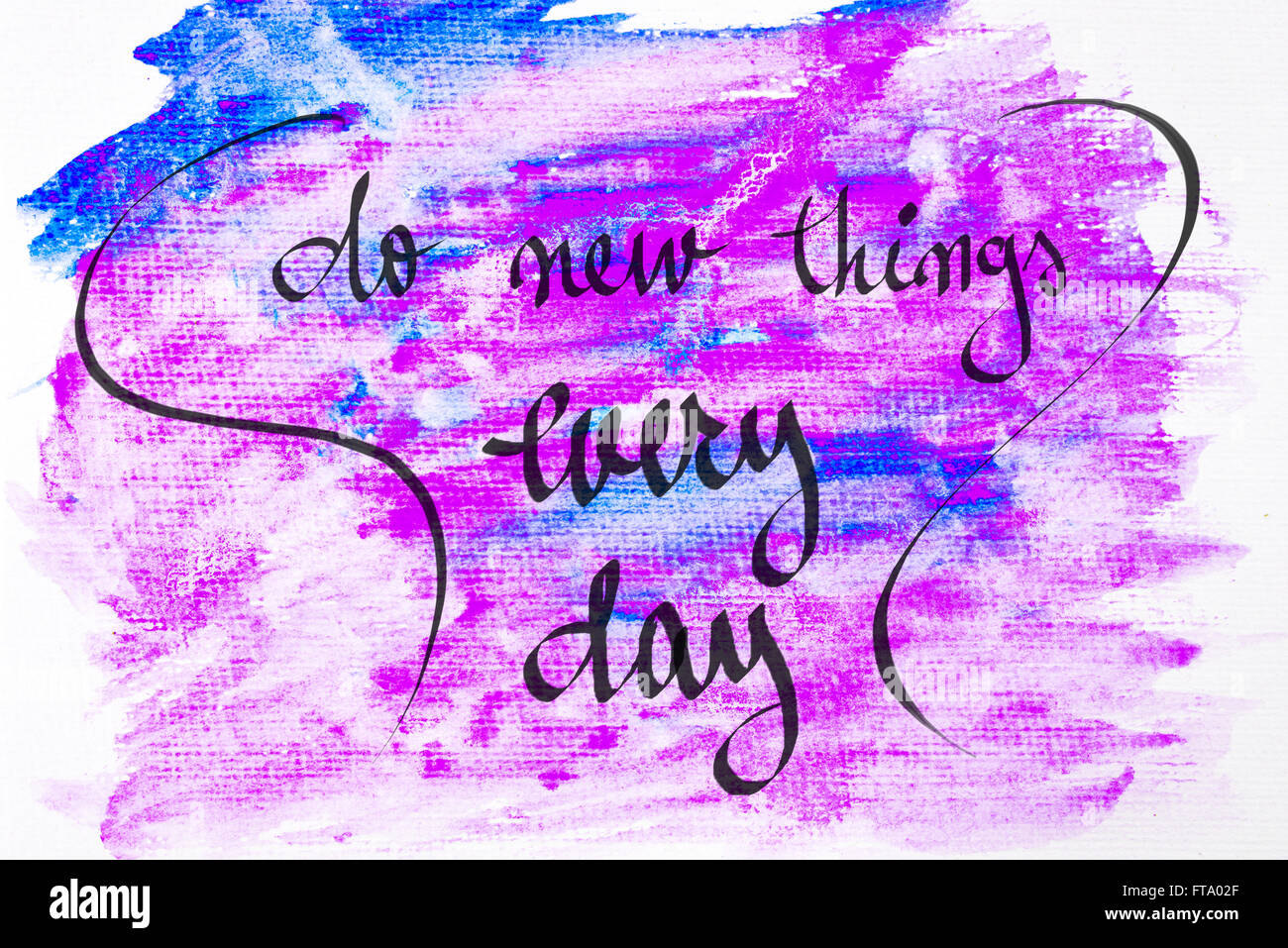 Inspirational abstract water color textured background, Do New Things ...