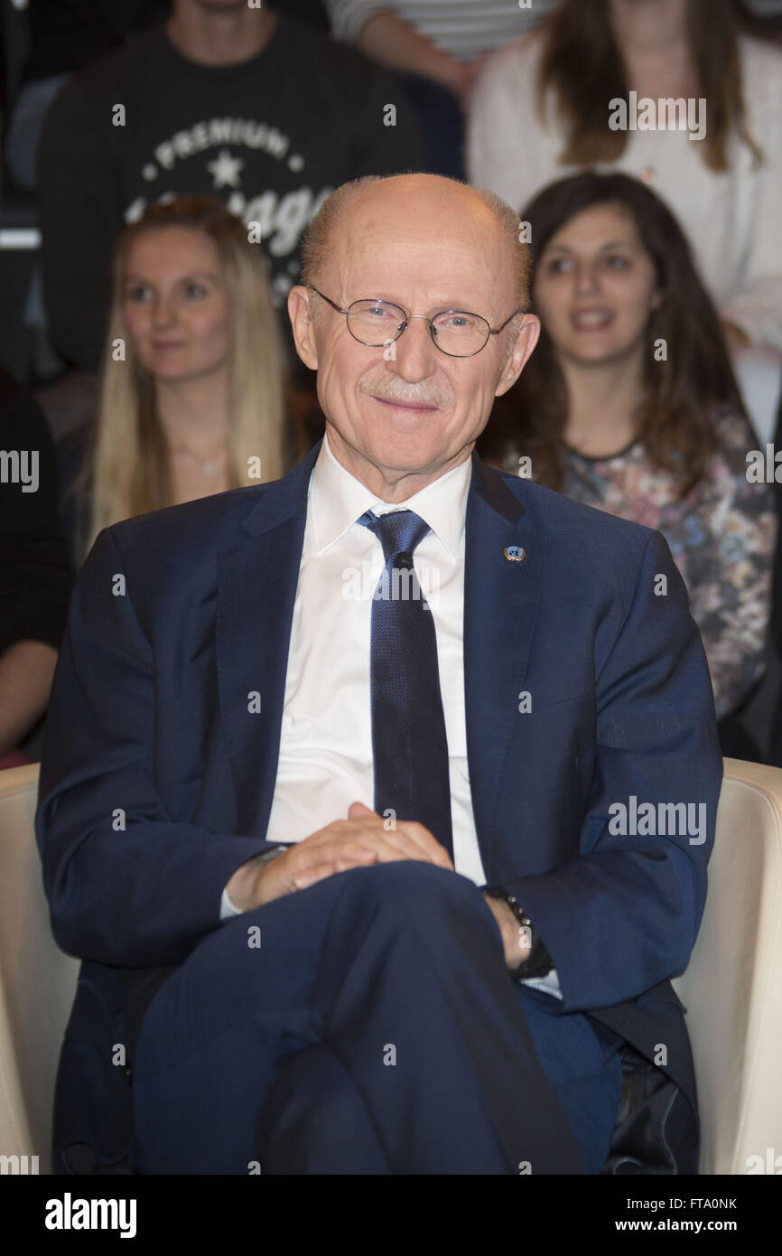 German ZDF TV Talkshow Markus Lanz at Fernsehmacher-Studio Featuring ...