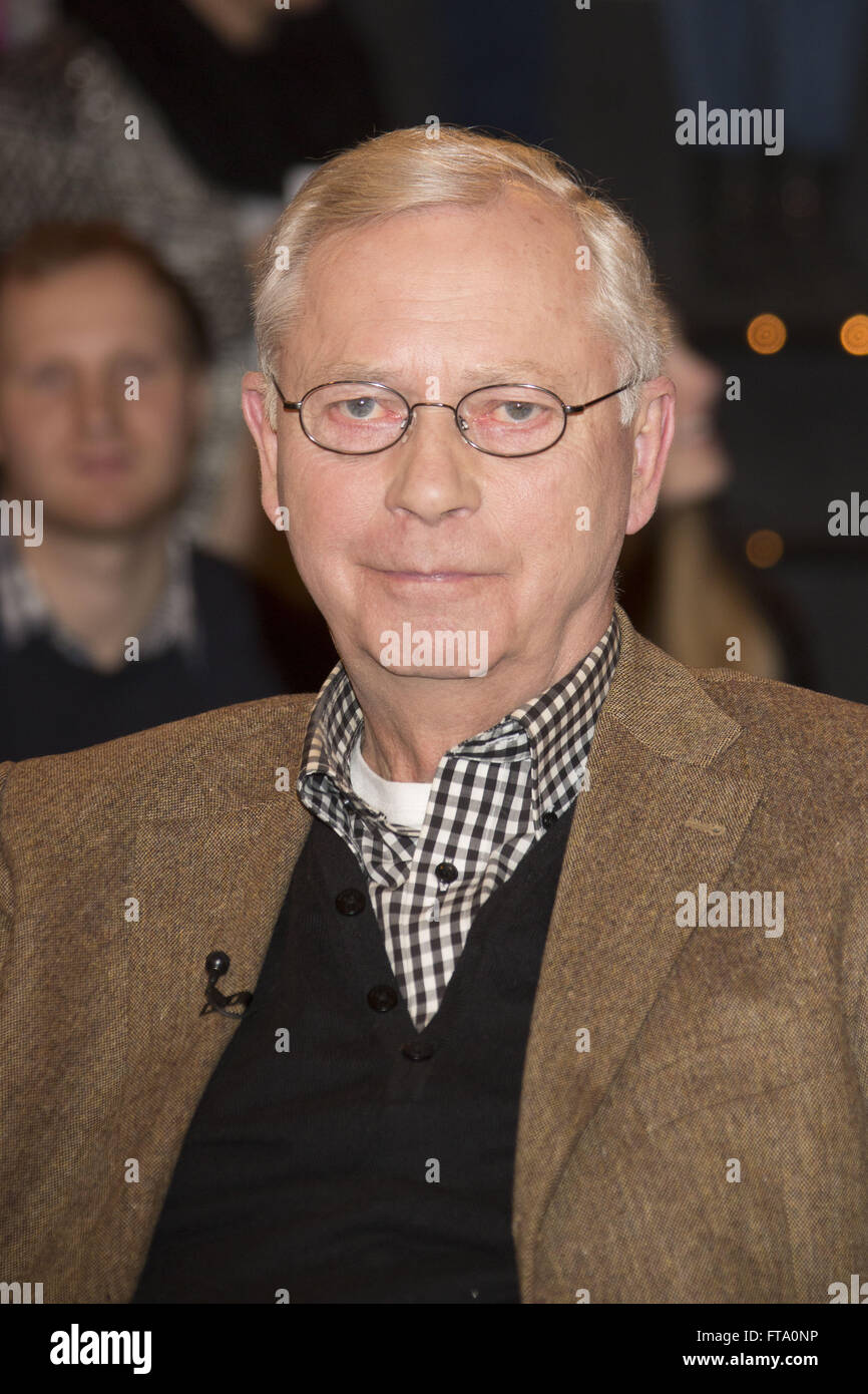 German ZDF TV Talkshow Markus Lanz at Fernsehmacher-Studio Featuring ...