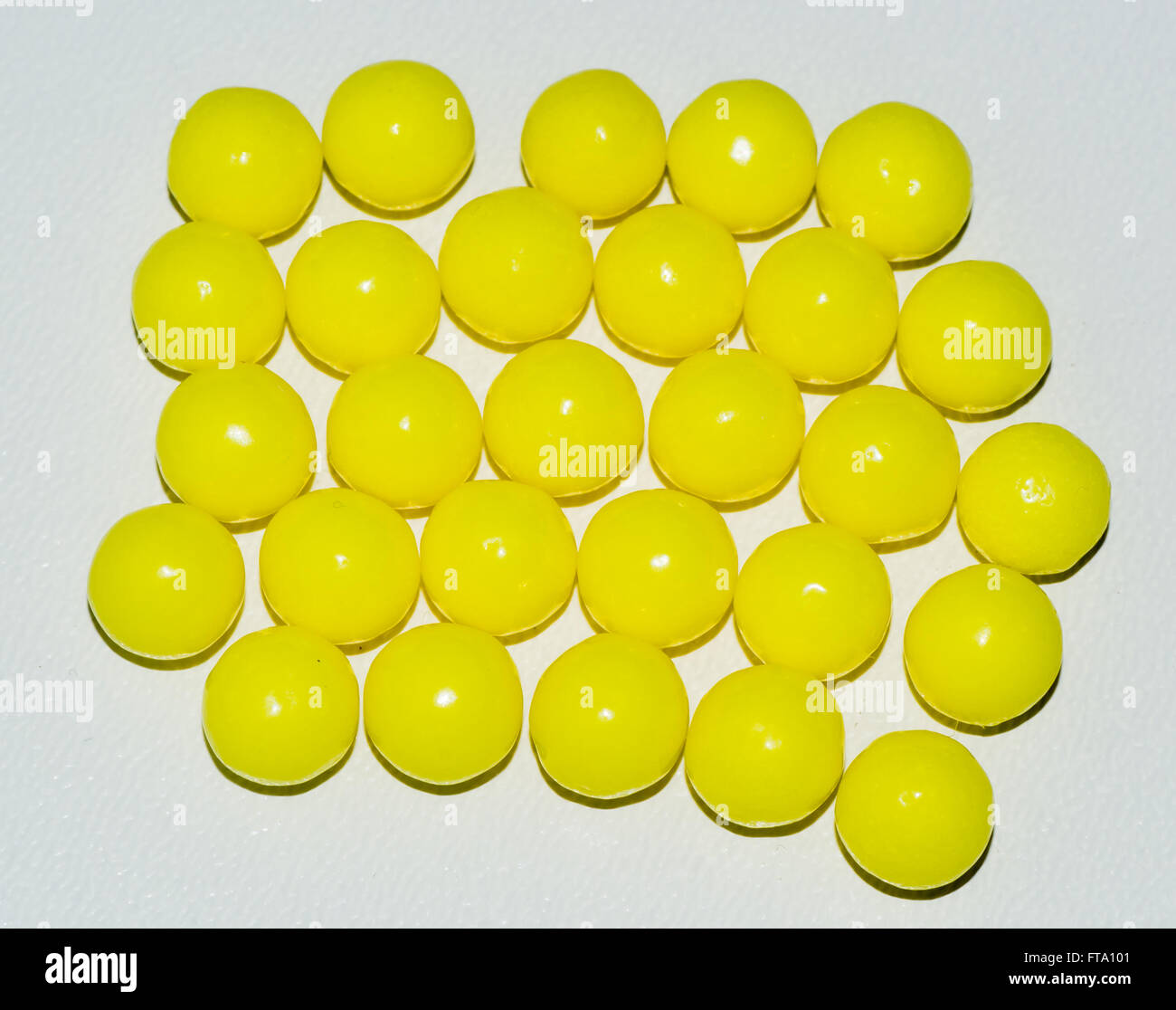 pill yellow medicine vitamin capsule chemistry grain Stock Photo - Alamy