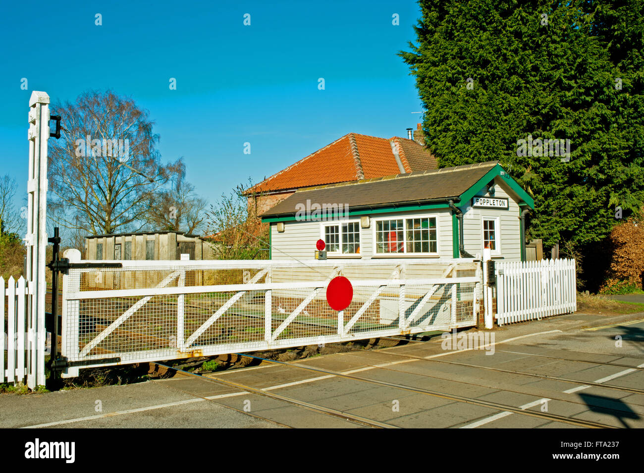 Railway station and signal box hi-res stock photography and images - Alamy