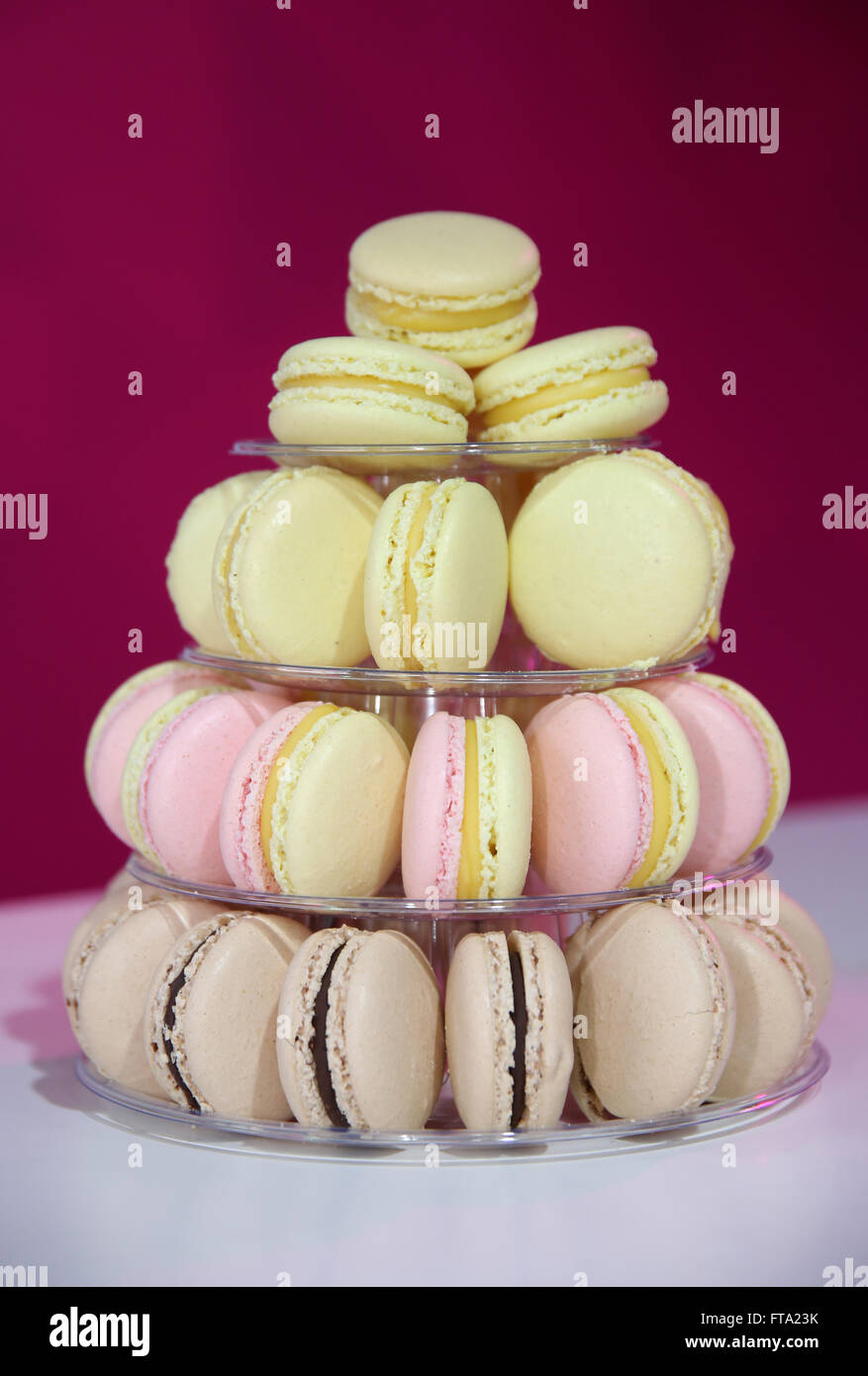 Pyramid of macaron hi-res stock photography and images - Alamy