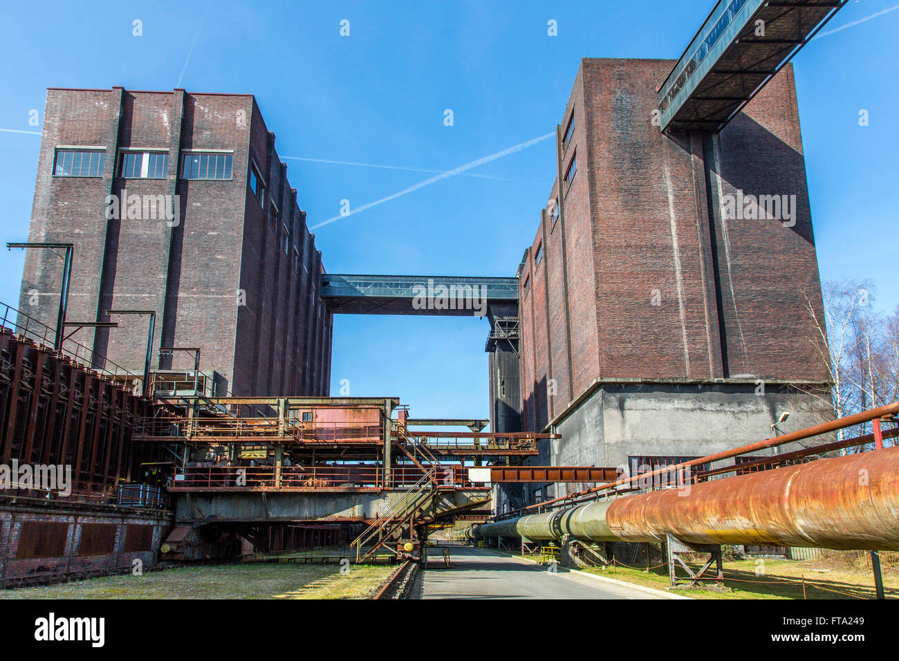 The Hansa coking plant in Dortmund, Germany, closed in 1992, today a ...
