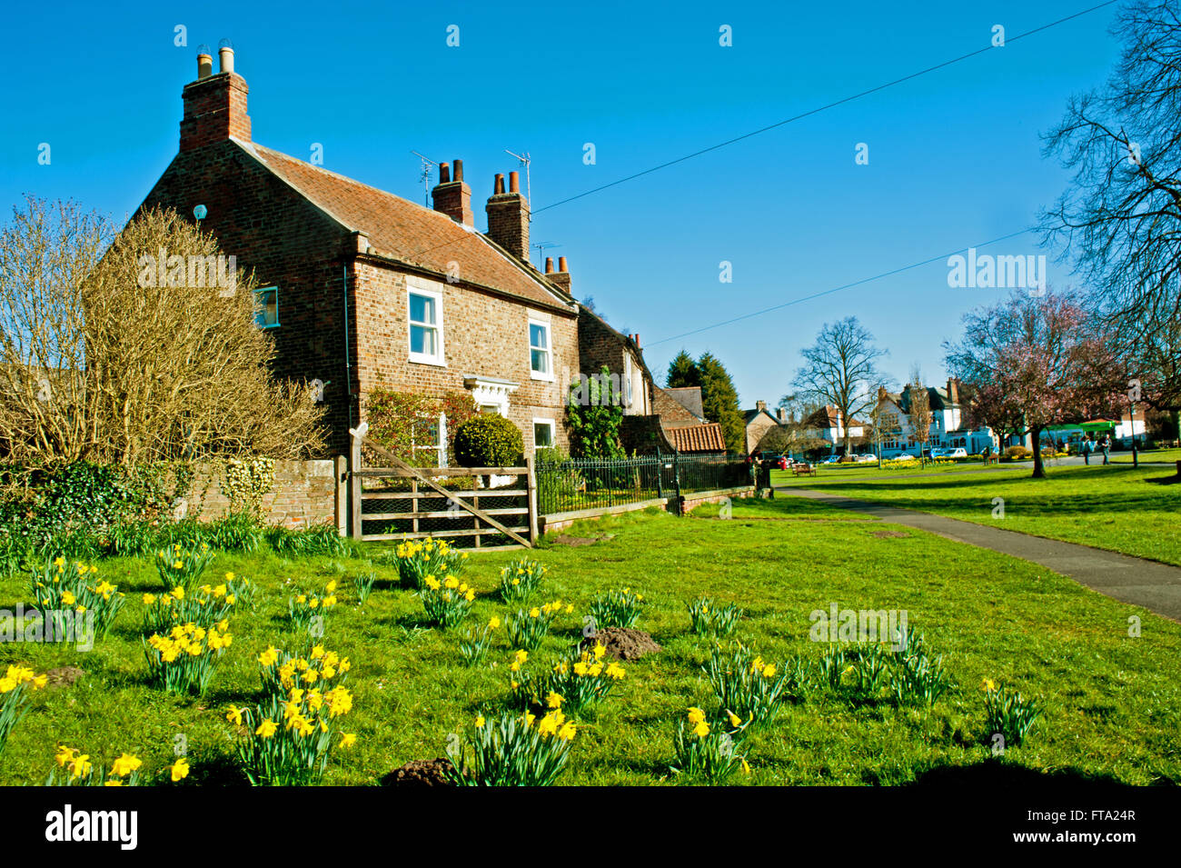 Upper Poppleton, Yorkshire Stock Photo - Alamy