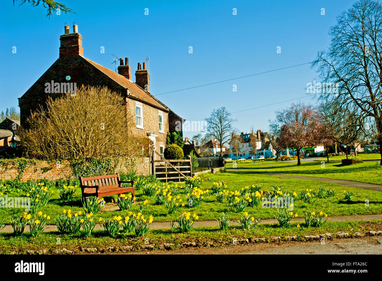 Upper Poppleton, Yorkshire Stock Photo - Alamy