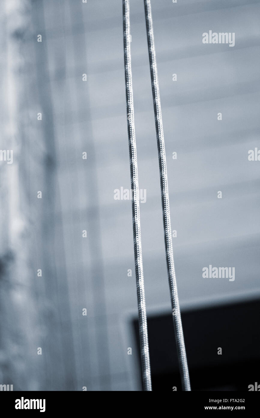 Indoor climbing wall training artificial rock with hand and foot holds ...