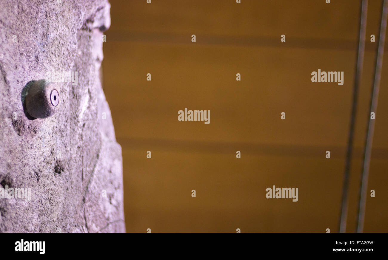 Indoor climbing wall training artificial rock with boulder hand and ...