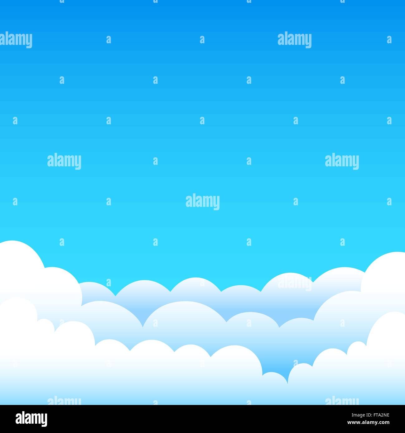 cartoon blue sky Stock Vector Image & Art - Alamy