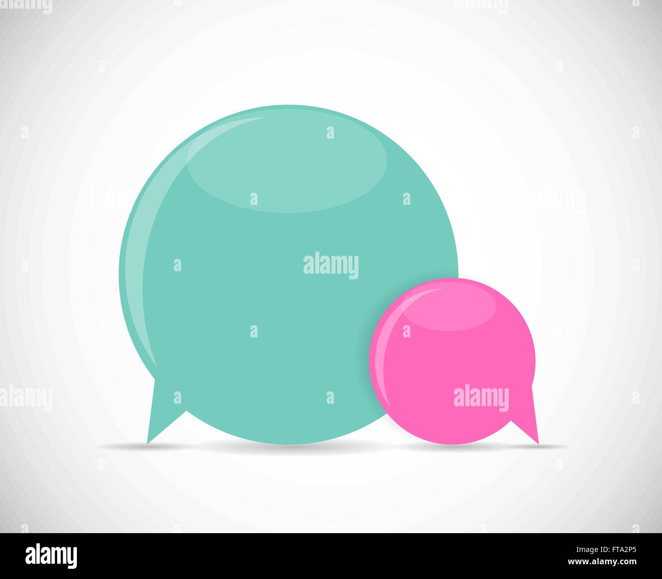 Speech Bubbles Vector Illustration Stock Vector Image & Art - Alamy