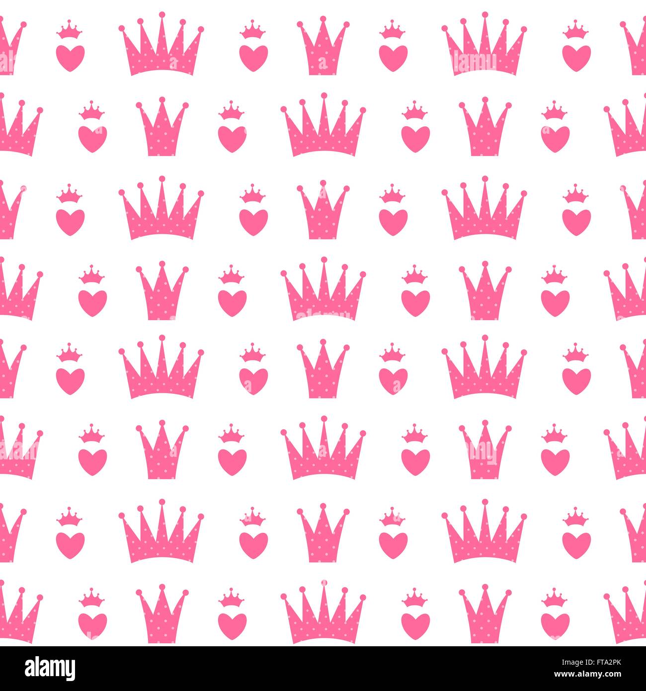 Princess Seamless Pattern Background Stock Vector Image & Art - Alamy