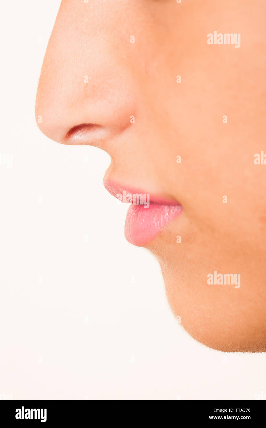 Human nose profile hi-res stock photography and images - Alamy