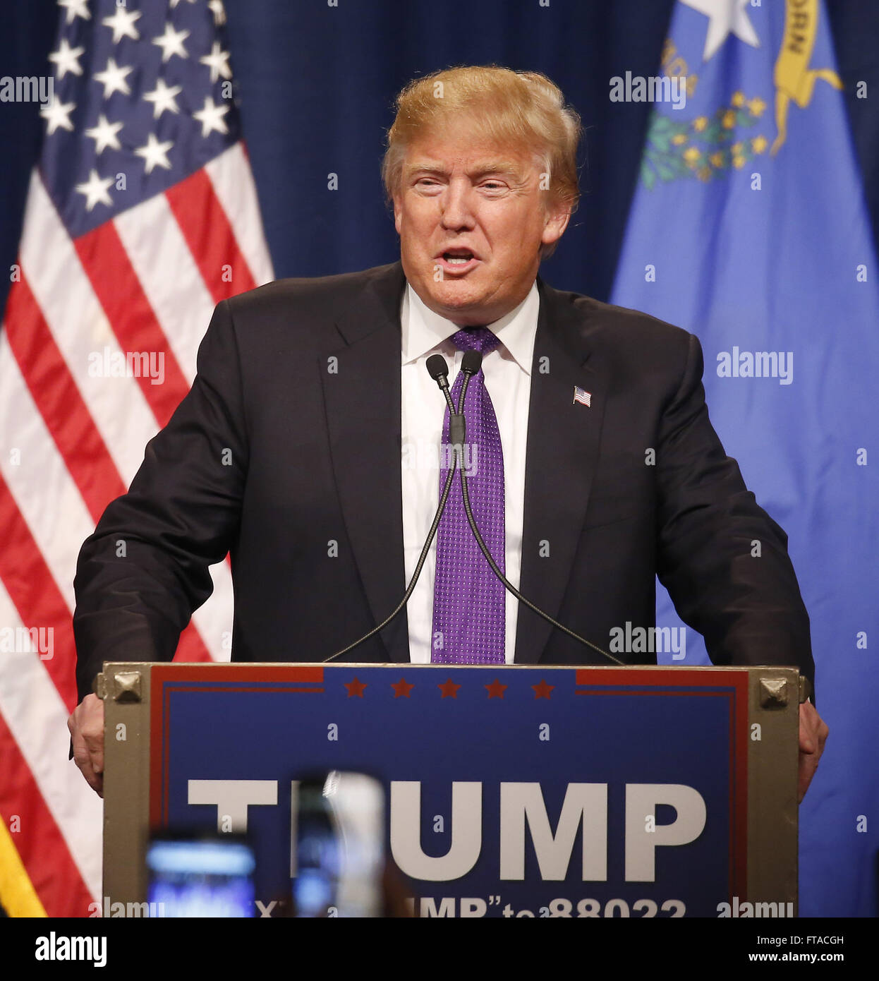 Donald J Trump for Watch Party for Nevada Caucus at Treasure Island Las ...