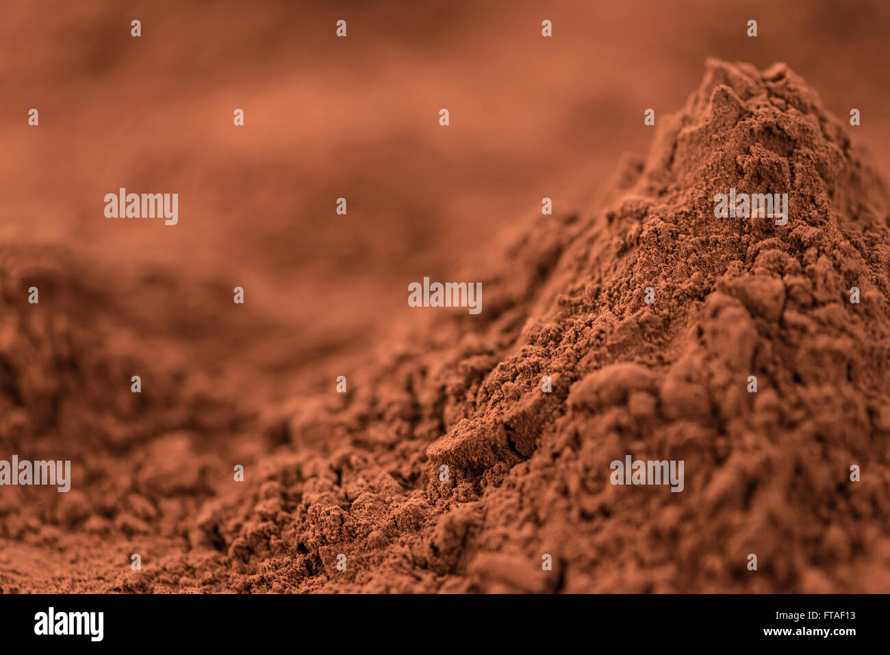 Cocoa powder(close-up shot) for use as background image or as texture ...
