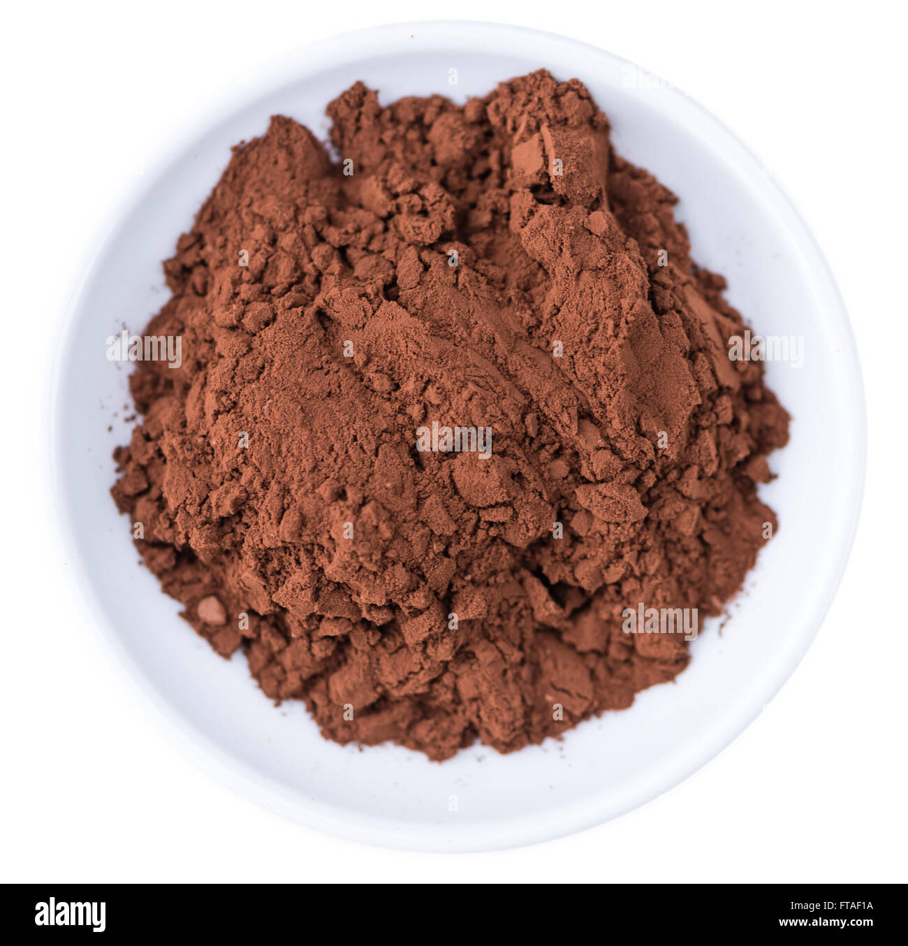 Portion of Cocoa powder (selective focus) as detailed close-up shot ...