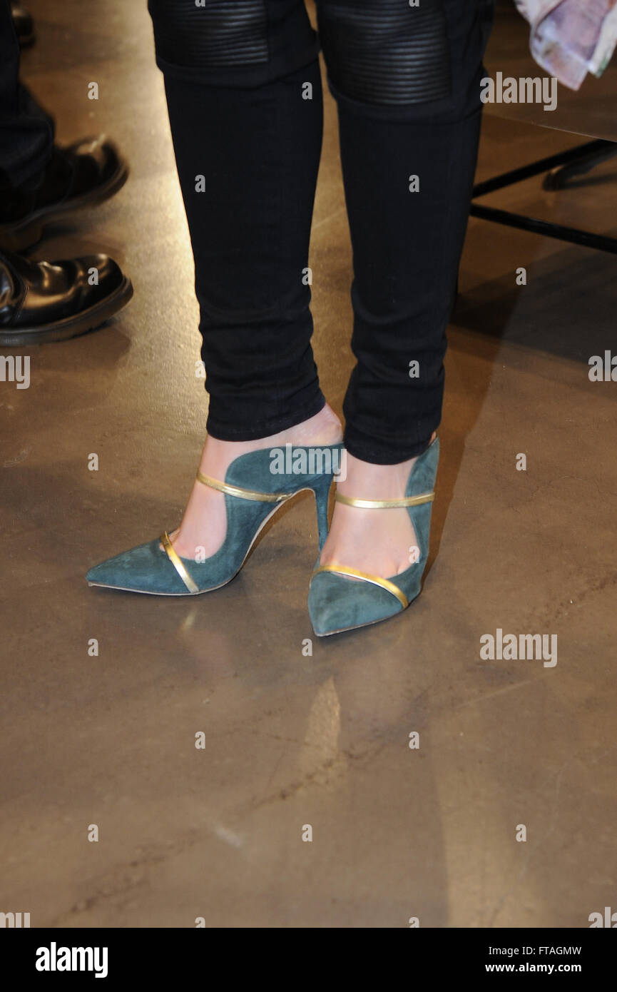 Lady Kitty Spencer attends the Elena Miro showroom wearing Malone ...
