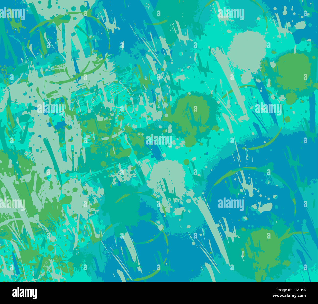Turquoise Grunge Paint Splatter Background Stock Photo - Alamy