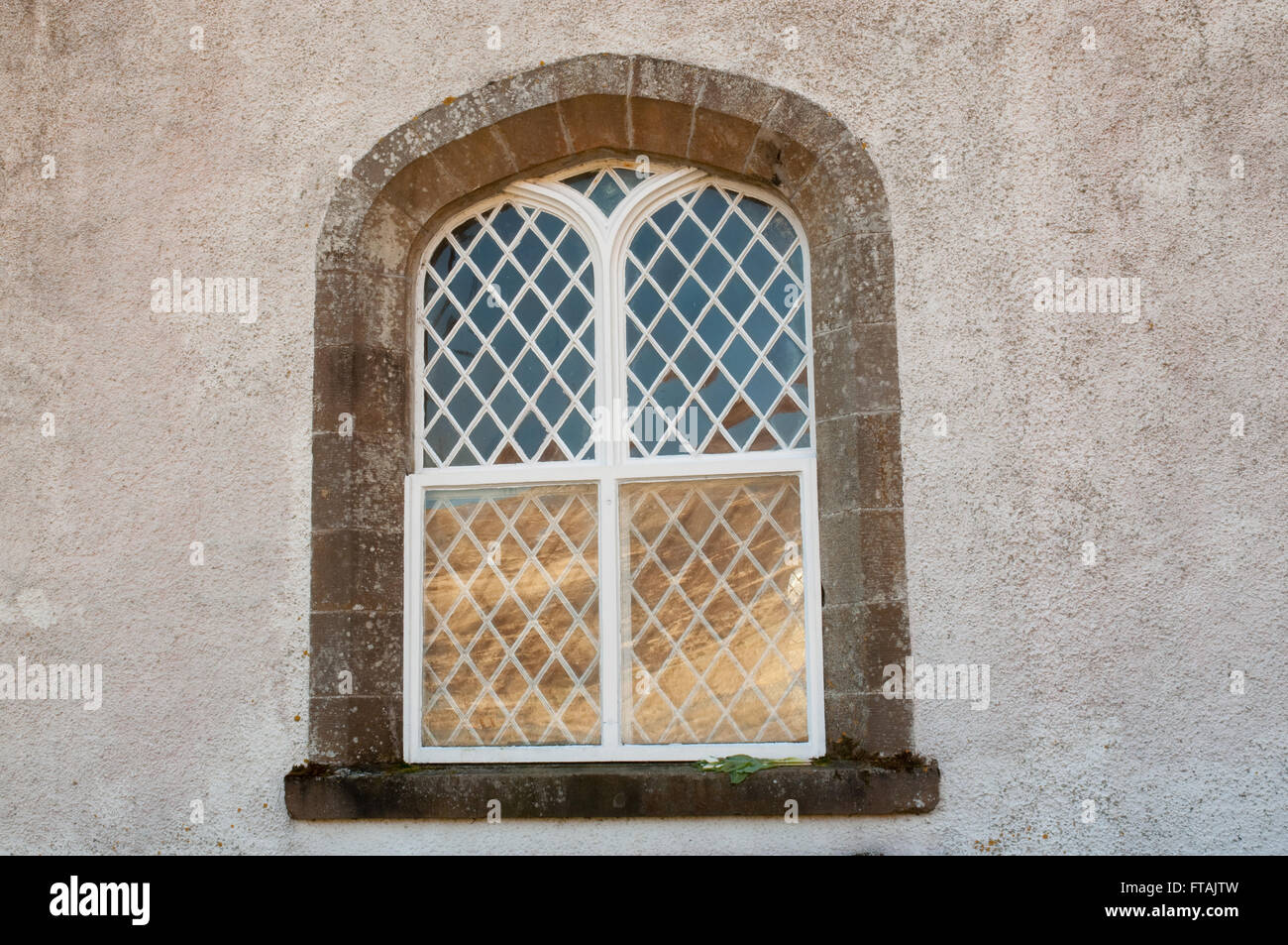 Croick Church Inscribed Window Stock Photo - Alamy