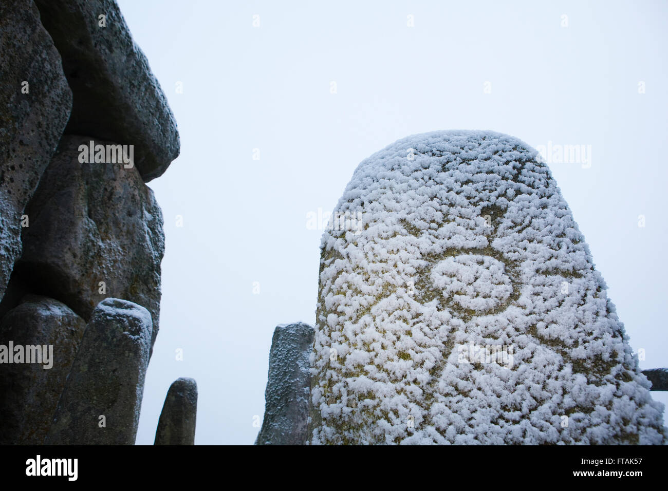 Stonehenge ancient neolithic stone circle on Salisbury plain ...