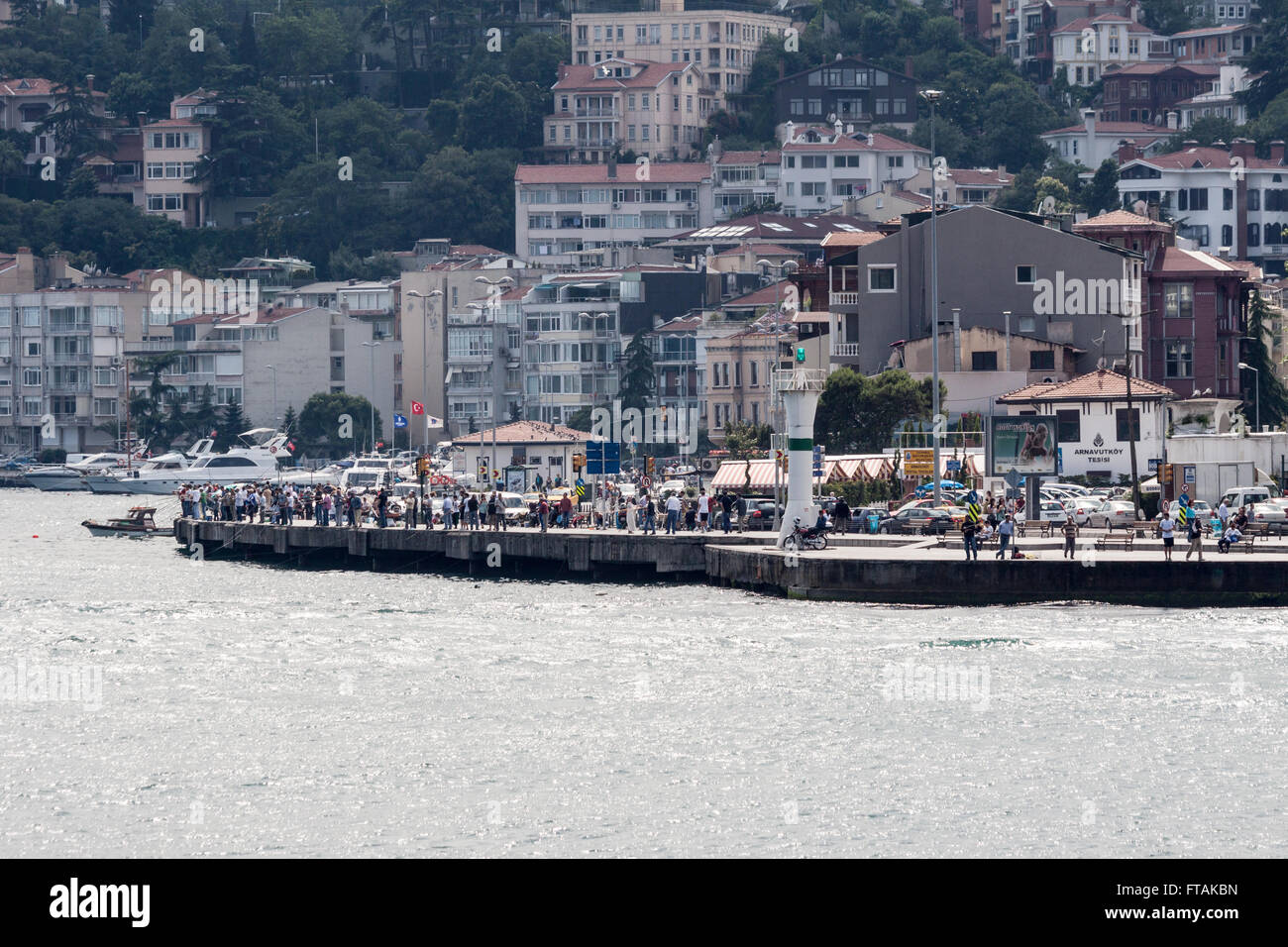 Bosphorus Istanbul Historical Pier Stock Photo - Alamy