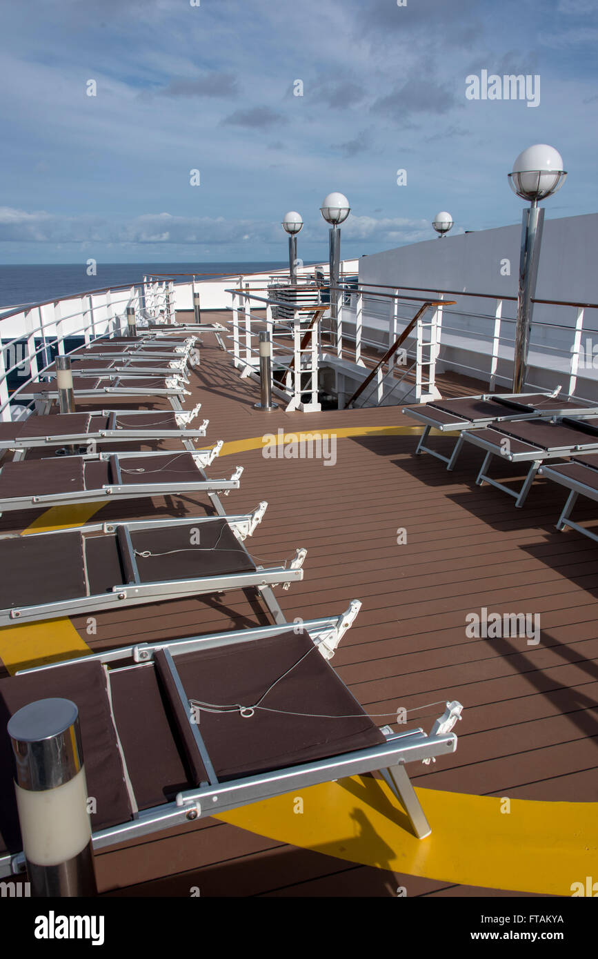 View of the cruise ship deck hi-res stock photography and images - Alamy