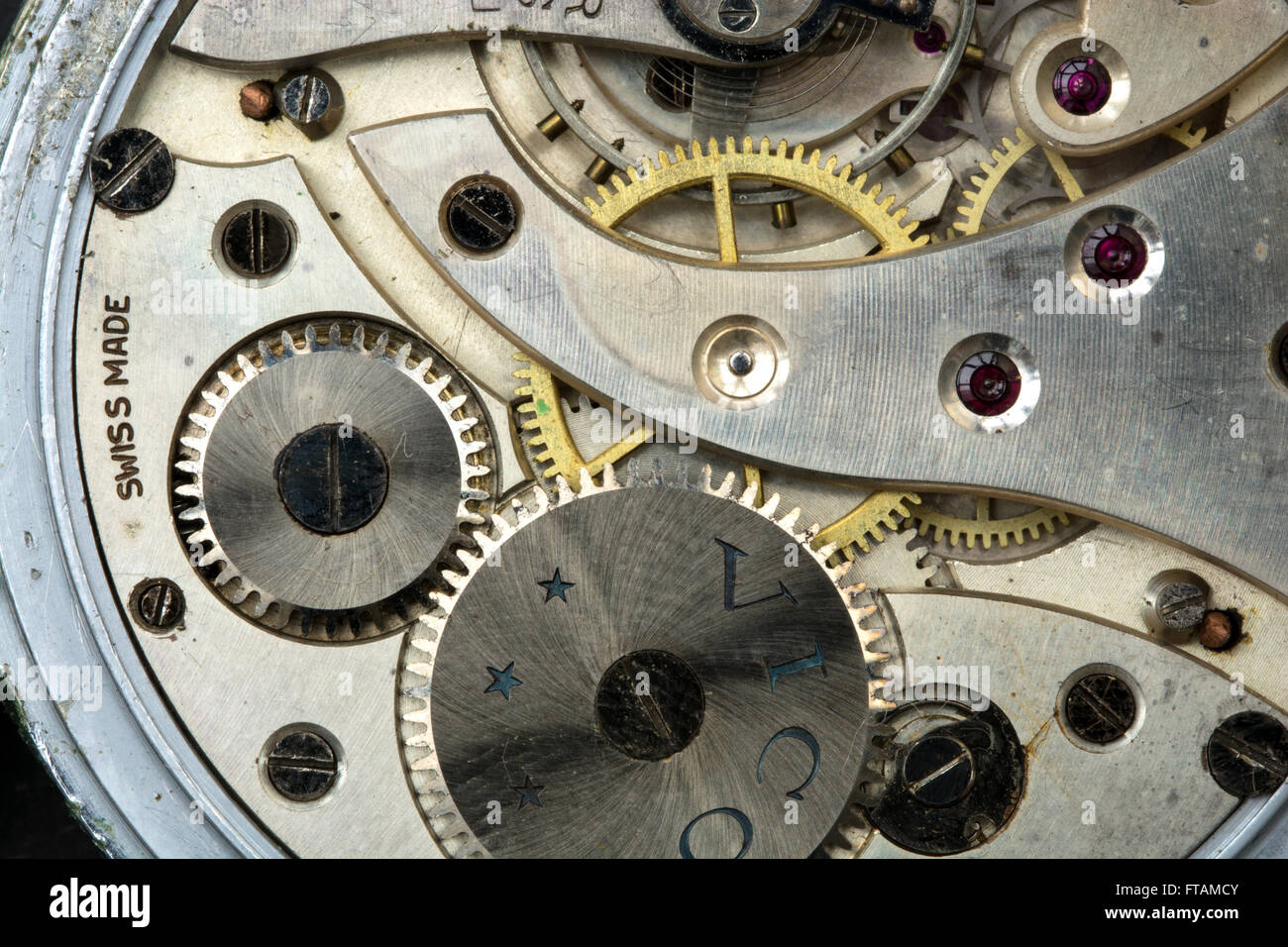 Broken clock inside hi-res stock photography and images - Alamy