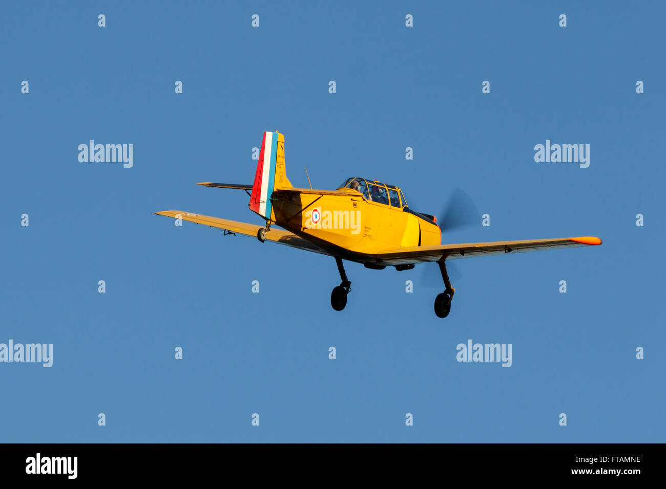 Nord N3202-B1 G-BIZK in flight atfer take-off from Breighton Airfield ...