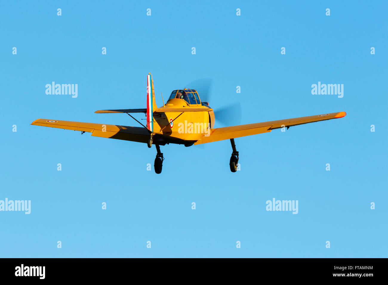 Nord N3202-B1 G-BIZK in flight after Take-off from Breighton Airfield ...
