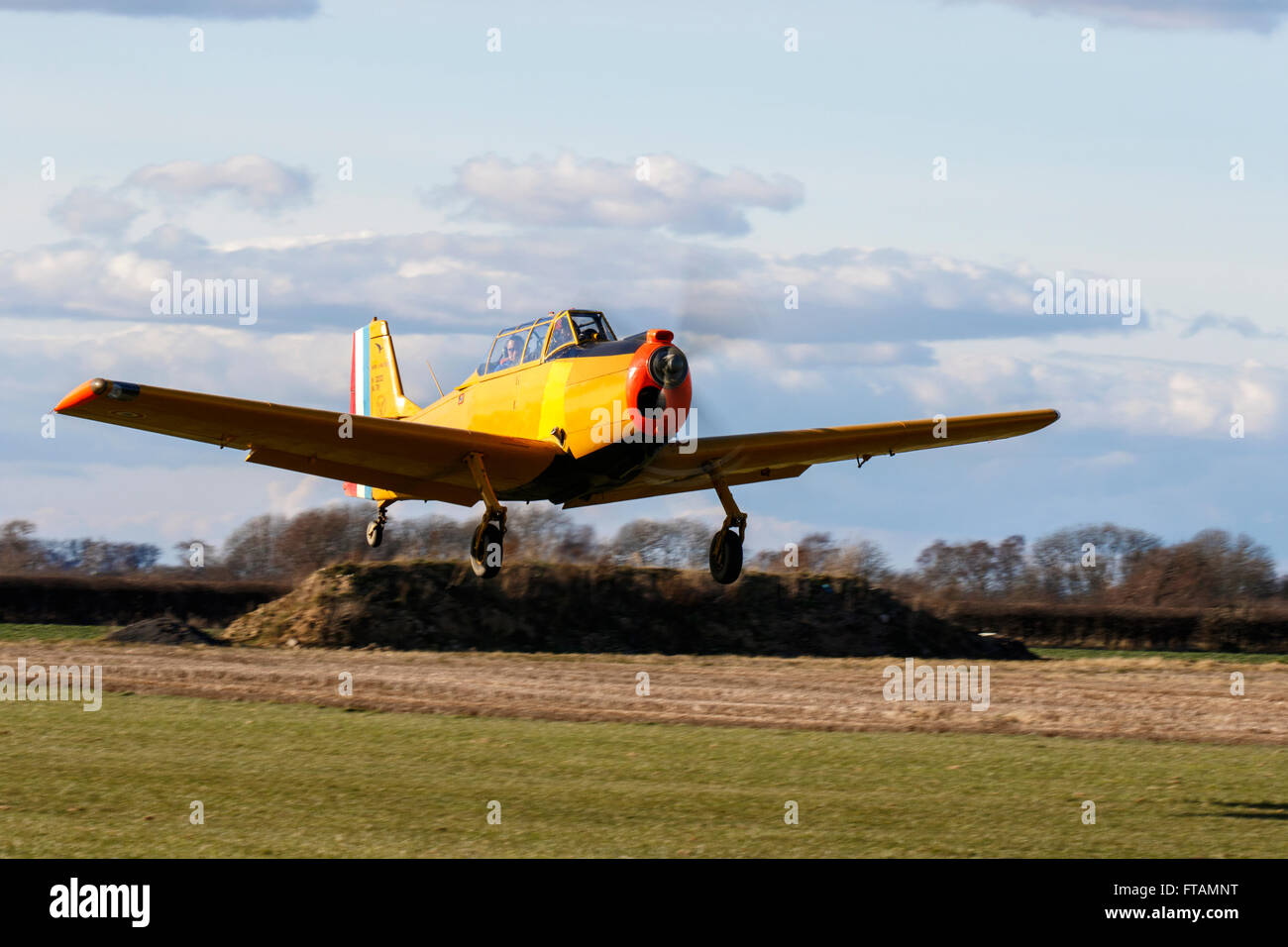 Nord N3202-B1 G-BIZK taking-off from Breighton Airfield Stock Photo - Alamy